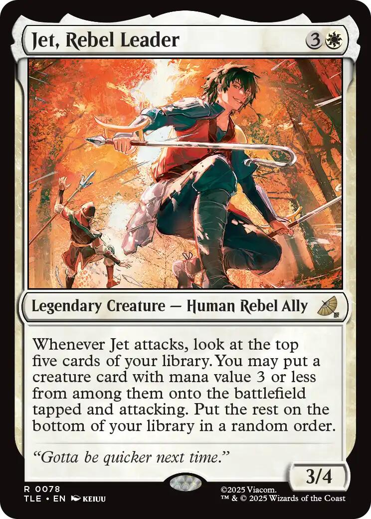 Jet, Rebel Leader Avatar – La leggenda di Aang Eternal | Magic | CardTrader