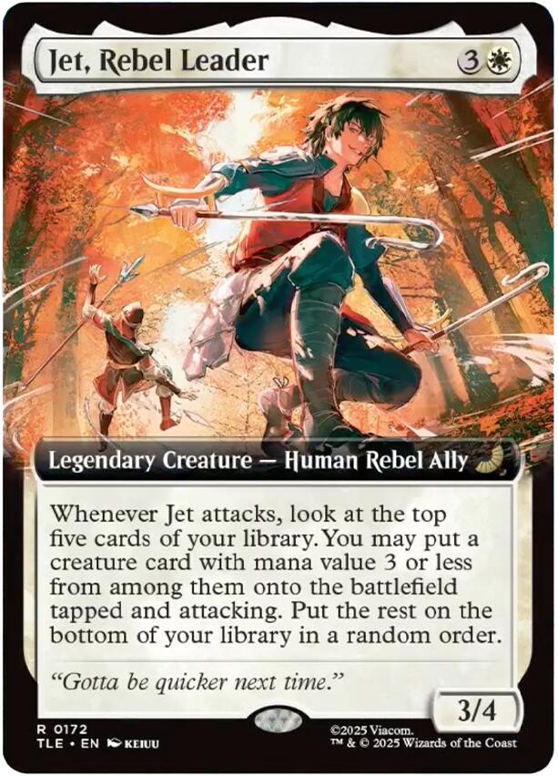 Jet, Rebel Leader Avatar: La leyenda de Aang Eternal | Magic | CardTrader