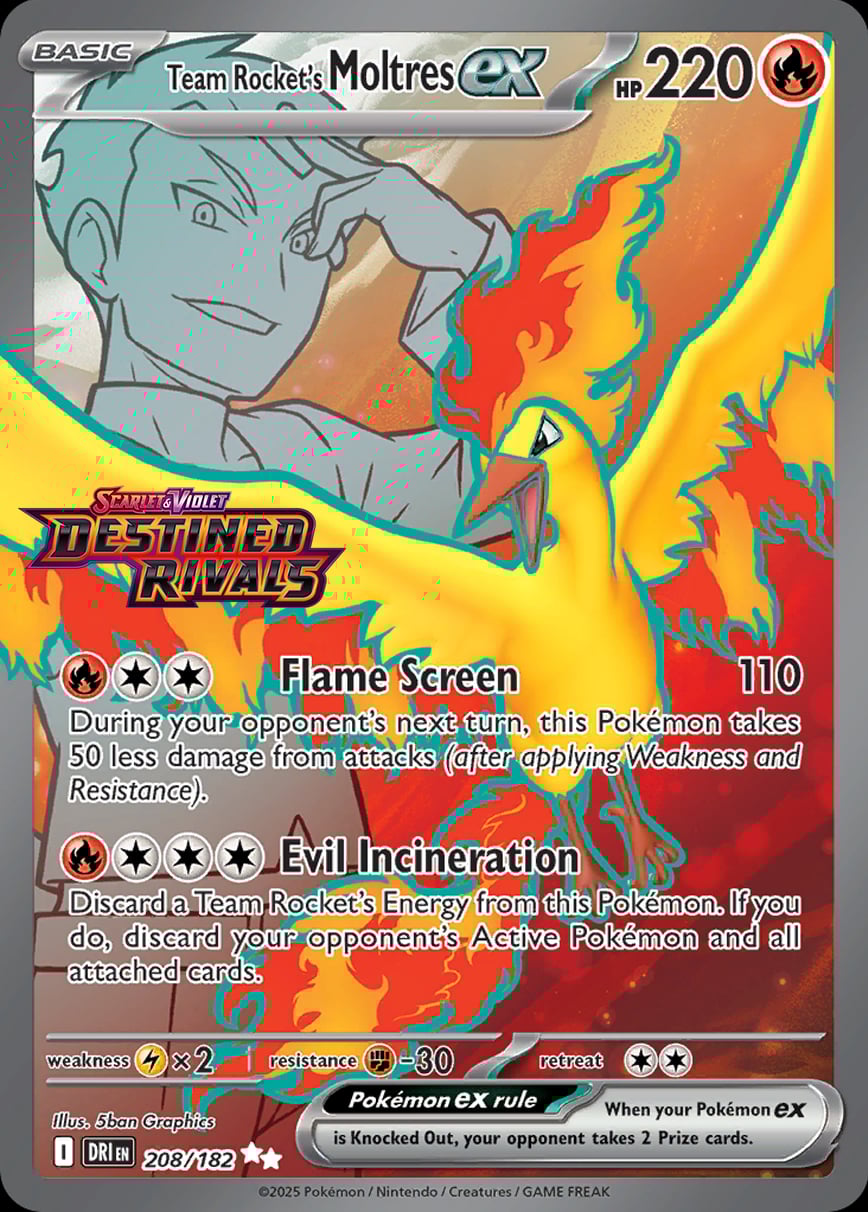 Moltres ex del Team Rocket Theme Deck & Blisters Exclusives | Pokémon ...