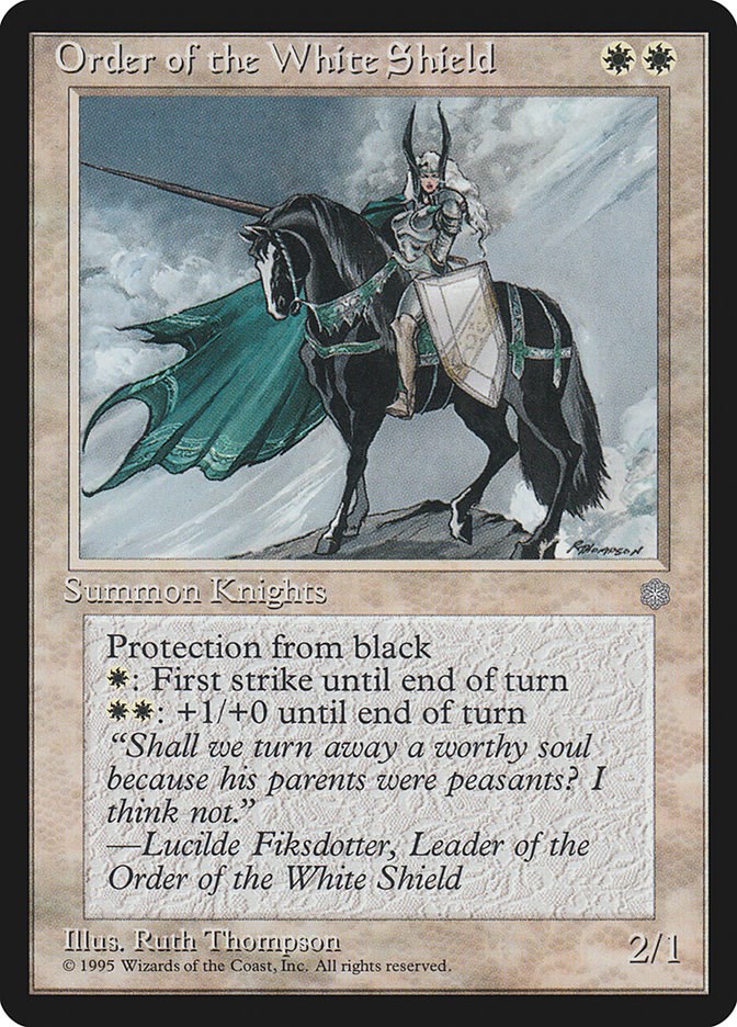 Order of the White Shield Ice Age | Magic | CardTrader
