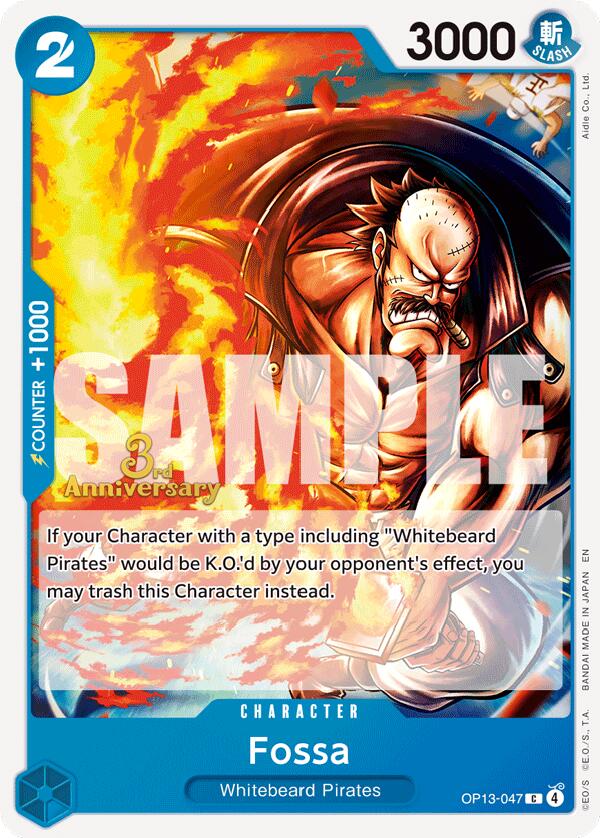 Fossa OP-13: Carrying on his Will | 3rd Anniversary | One Piece ...
