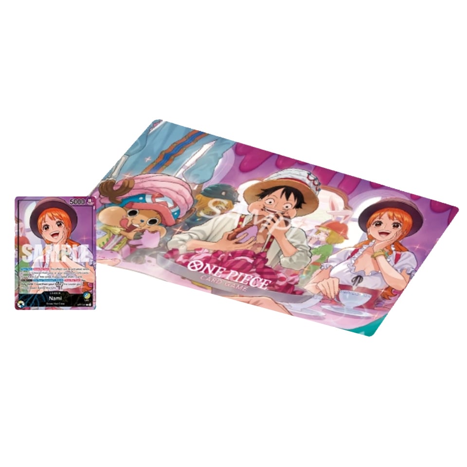 Official Playmat & Card Set "Whole Cake Island Arc" One Piece Products ...