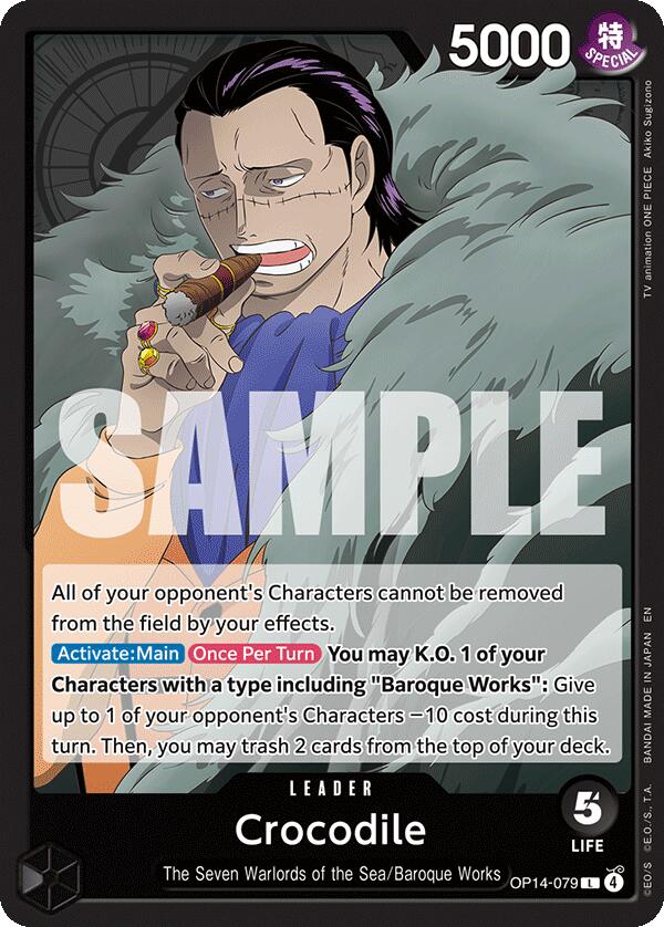 Crocodile OP-14: The Azure Sea's Seven | One Piece | CardTrader