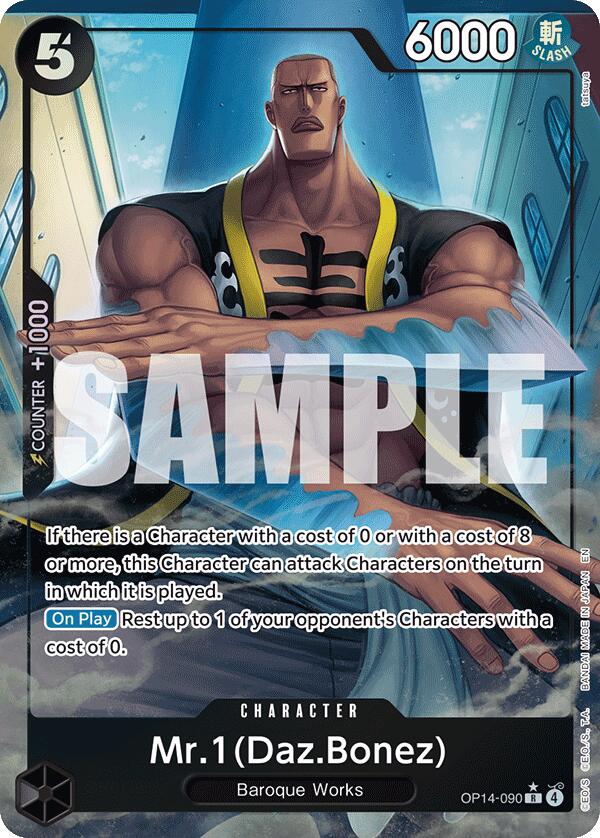 Mr.1(Daz.Bonez) OP-14: The Azure Sea's Seven | One Piece | CardTrader