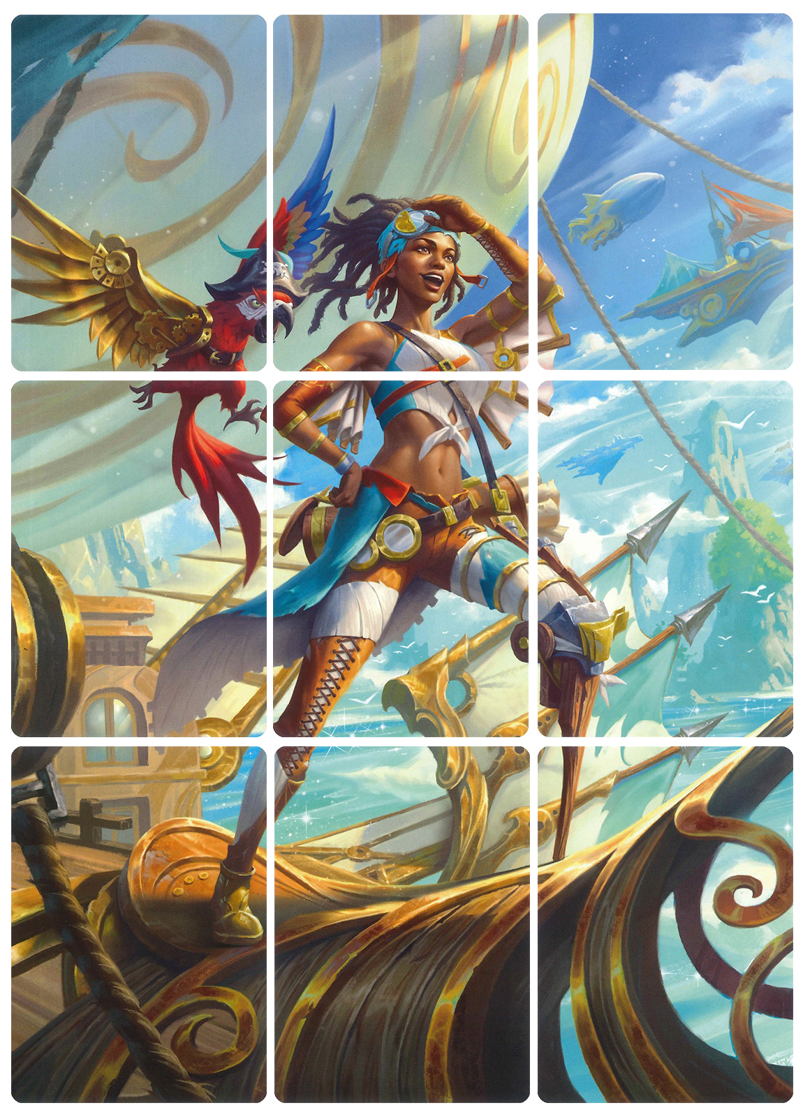 "Puffin, Hightail" Macro Puzzle Card Set GEM Pack | Flesh and Blood ...