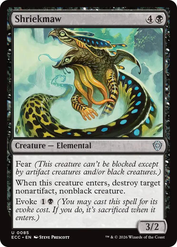 Shriekmaw Commander: Lorwyn Eclipsed | Magic | CardTrader