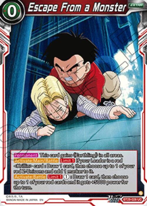 Escape From a Monster Fearsome Rivals | Dragon Ball Super | CardTrader