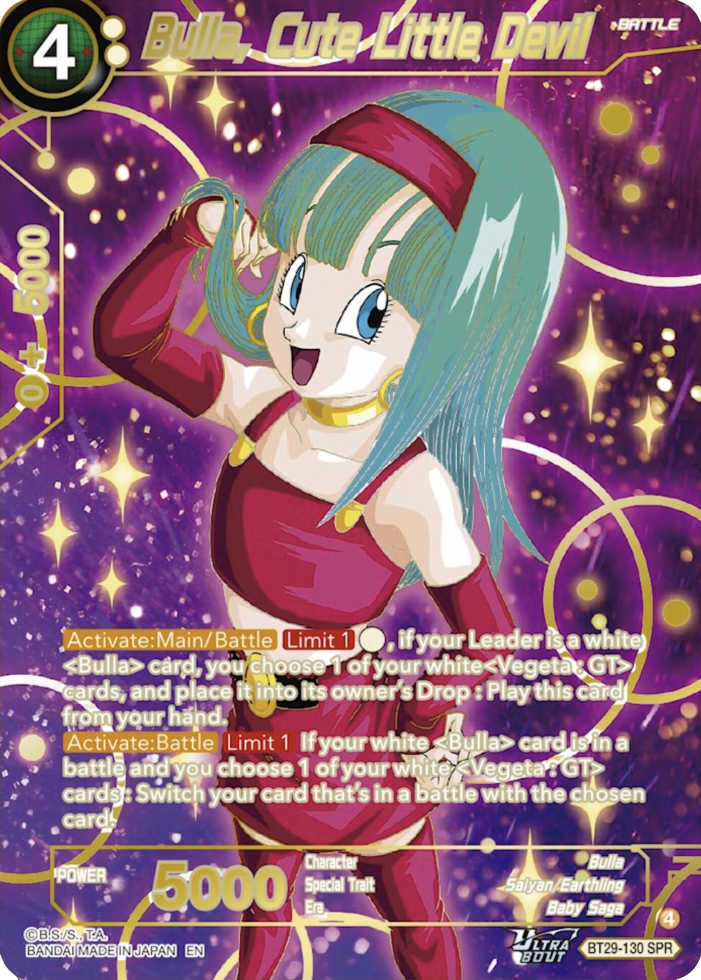 Bulla, Cute Little Devil Fearsome Rivals | Dragon Ball Super | CardTrader