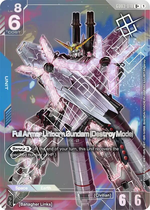 Full Armor Unicorn Gundam (Destroy Mode) Winner Pack | Gundam | CardTrader
