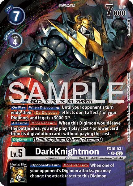 DarkKnightmon EX-10: Extra Booster Sinister Order | Digimon | CardTrader
