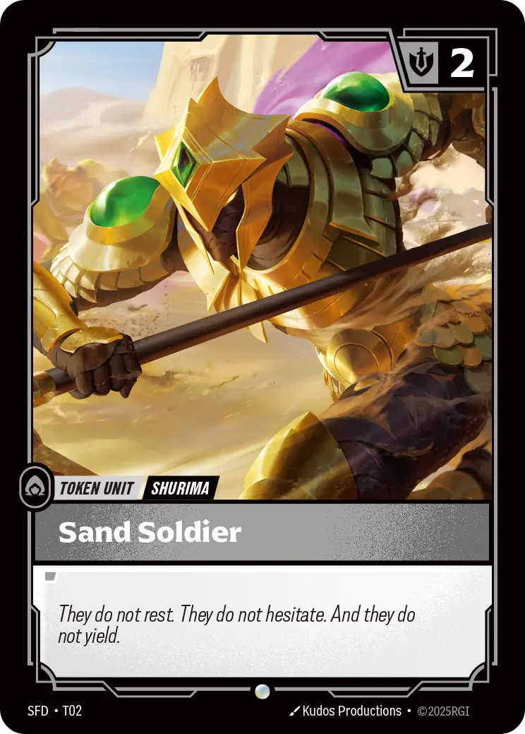 Sand Soldier Spiritforged | Riftbound | CardTrader