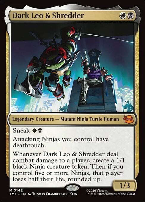 Dark Leo & Shredder Teenage Mutant Ninja Turtles | Magic | CardTrader