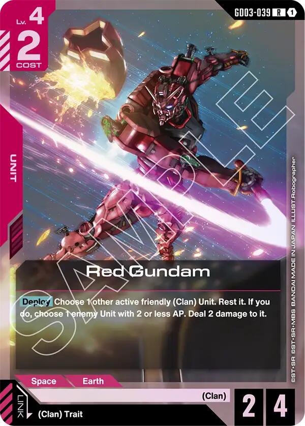 Red Gundam GD-03: Steel Requiem | Gundam | CardTrader