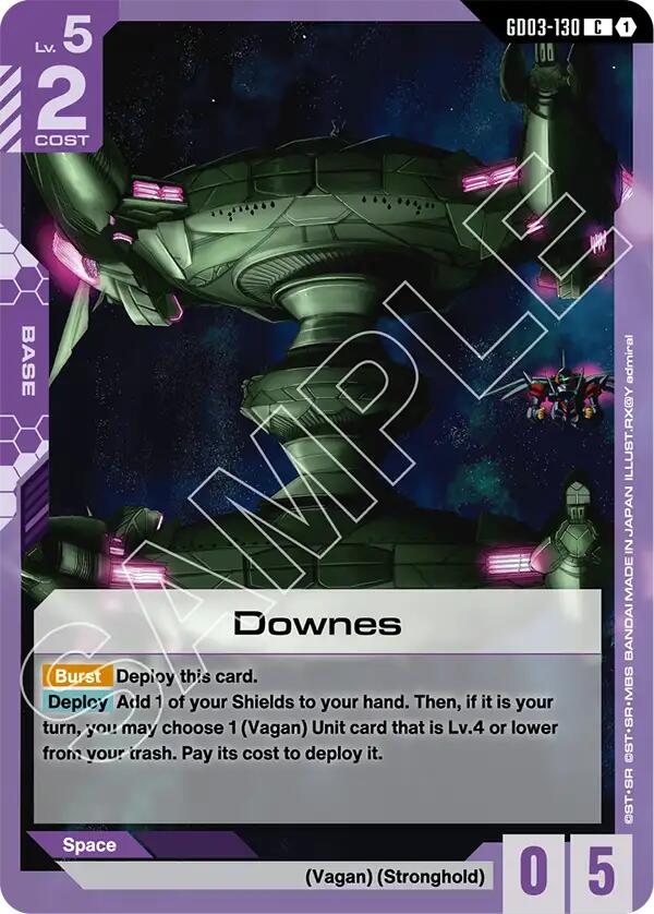 Downes GD-03: Steel Requiem | Gundam | CardTrader