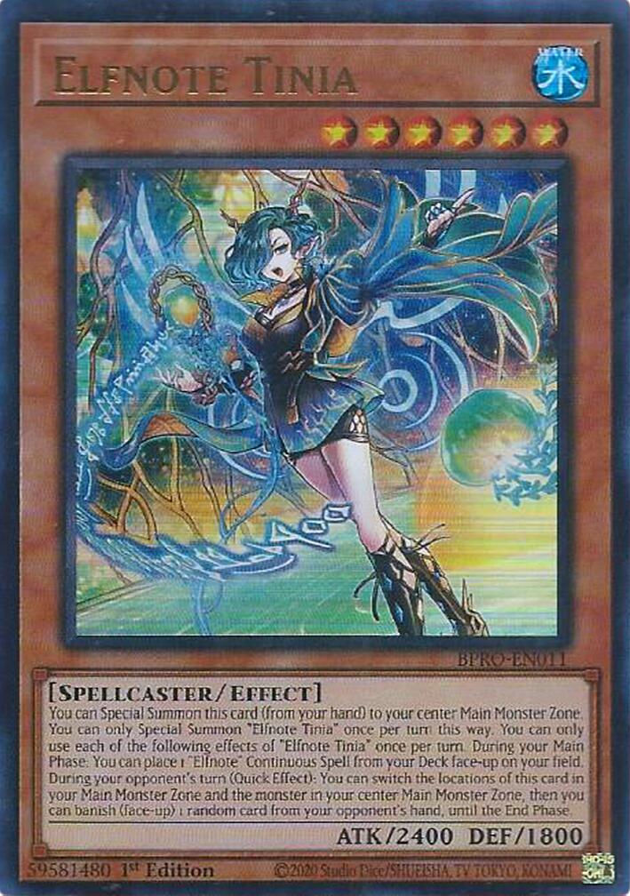Elfnote Tinia Burst Protocol | Yu-Gi-Oh! | CardTrader