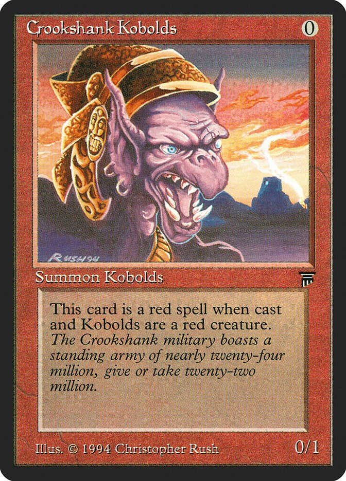 Crookshank Kobolds Legends | Magic | CardTrader
