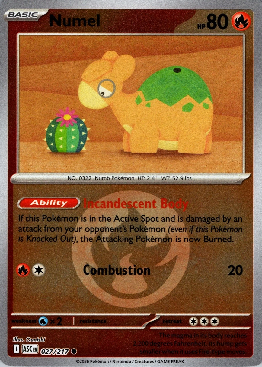Numel Ascended Heroes - Energy Reverse Holo | Pokémon | CardTrader
