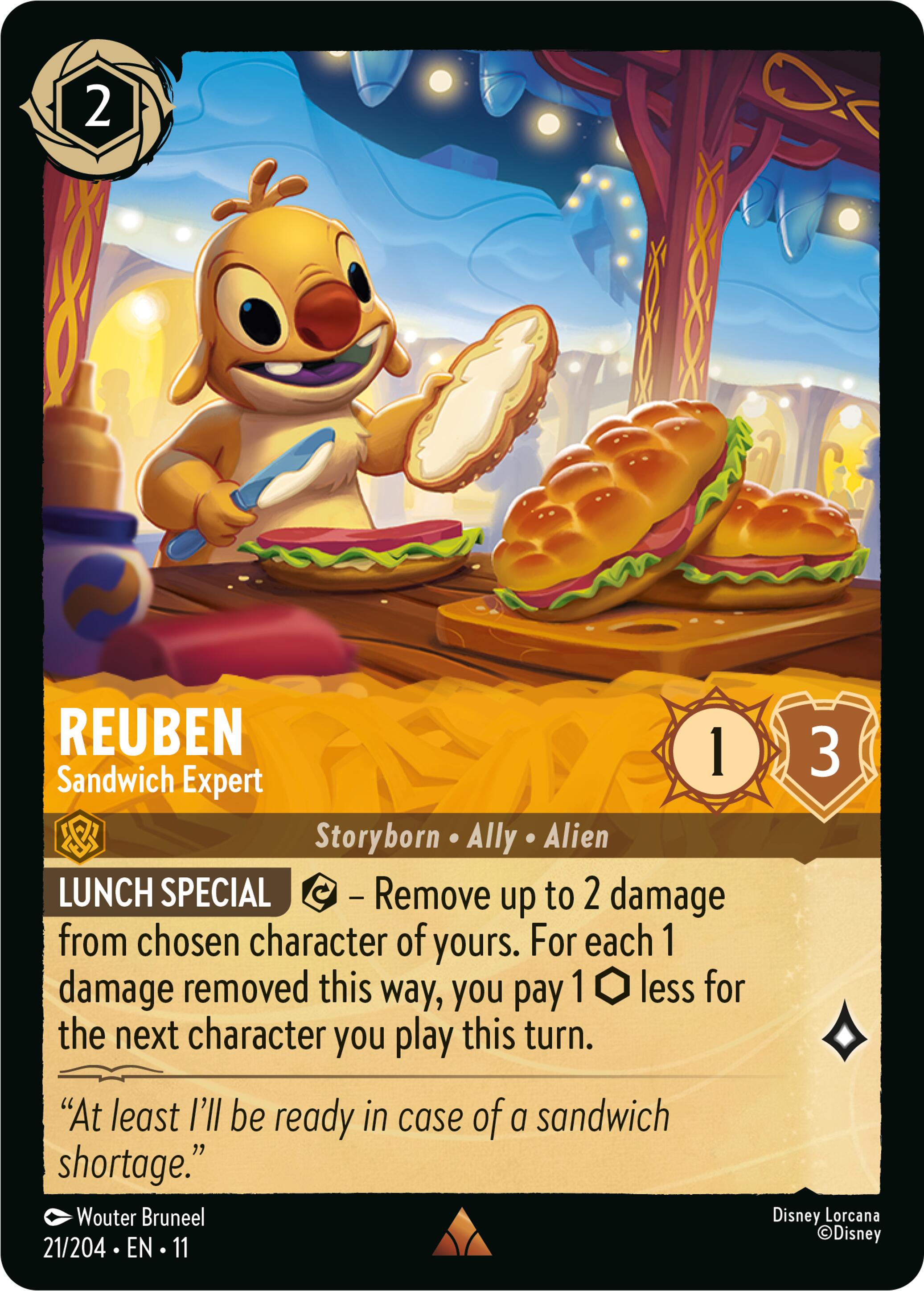Reuben - Sandwich Expert Winterspell | Lorcana | CardTrader