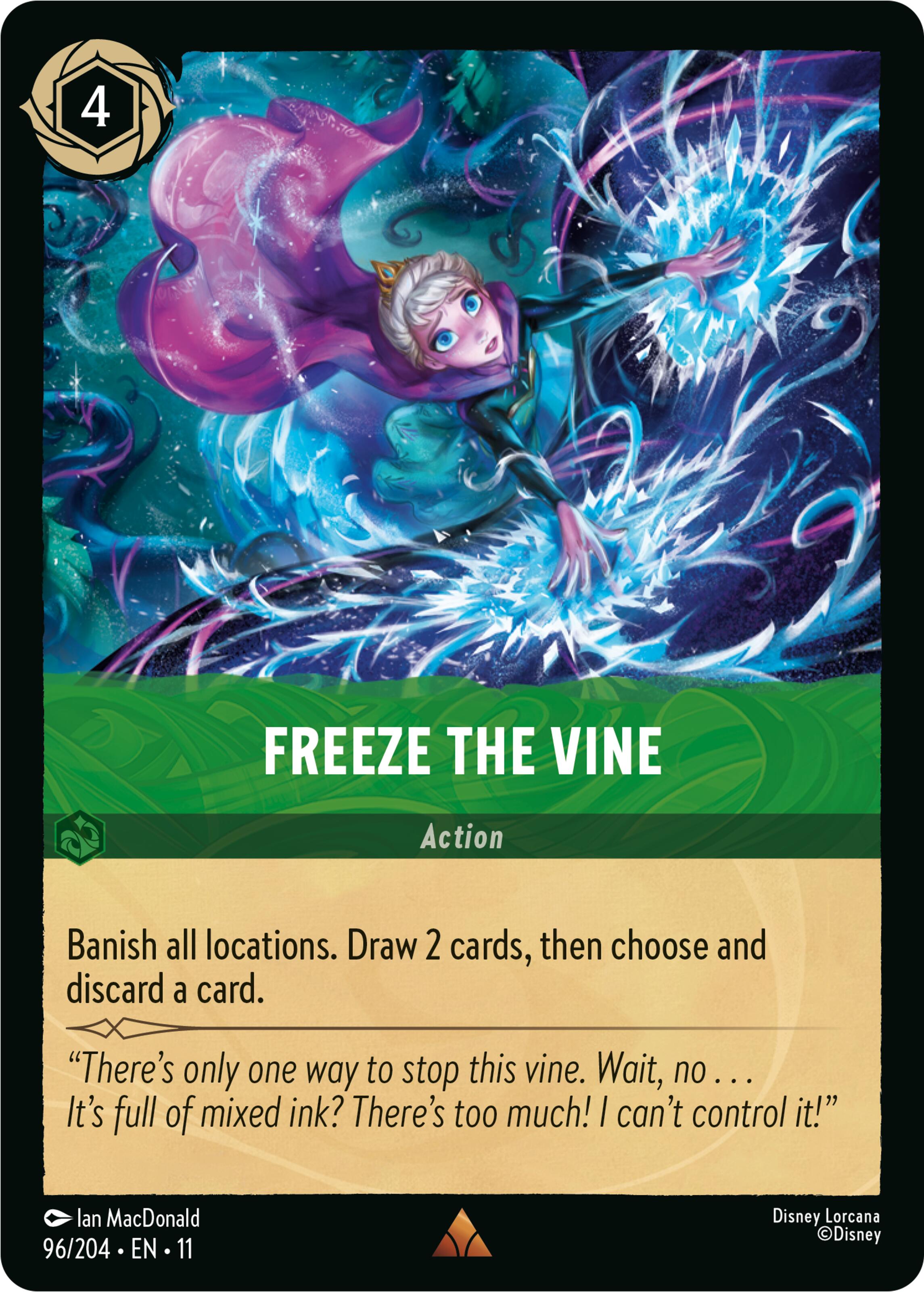 Freeze the Vine Winterspell | Lorcana | CardTrader