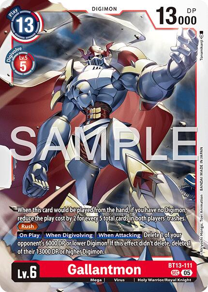 Gallantmon AD-01: Advanced Booster Digimon Generation | Digimon ...
