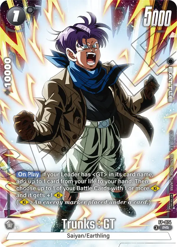 Trunks : GT Fusion World Promos | Dragon Ball Super | CardTrader