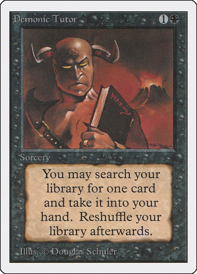 Demonic Tutor Unlimited Edition | Magic | CardTrader