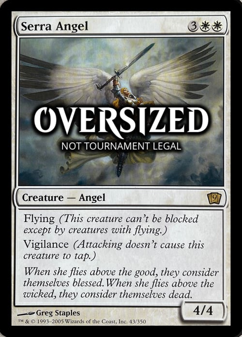 Serra Angel Oversized Box Topper | Magic | CardTrader