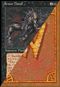 Armor Thrull Fallen Empires: Wyvern Misprints | Magic | CardTrader