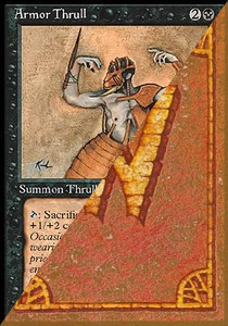 Armor Thrull Fallen Empires: Wyvern Misprints | Magic | CardTrader