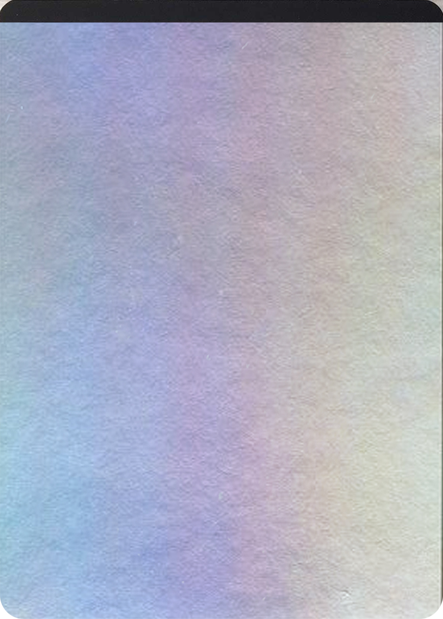 Foil White - One Top Side Black Border Filler Card Filler Cards | Magic ...