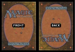MTG Back/MTG Reversed Back Square Corner Filler Card Filler Cards ...