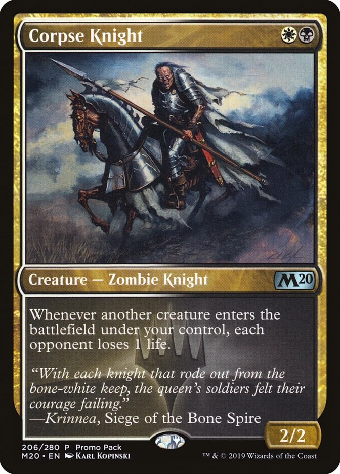 Corpse Knight Core Set 2020 Promos | Magic | CardTrader