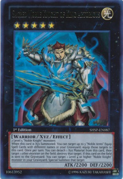 Sacred Noble Knight of King Artorigus Shadow Specters | Yu-Gi-Oh ...