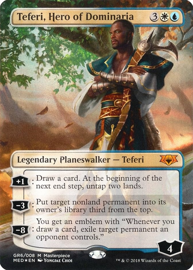 Teferi, Hero of Dominaria Guilds of Ravnica: Mythic Edition | Magic ...