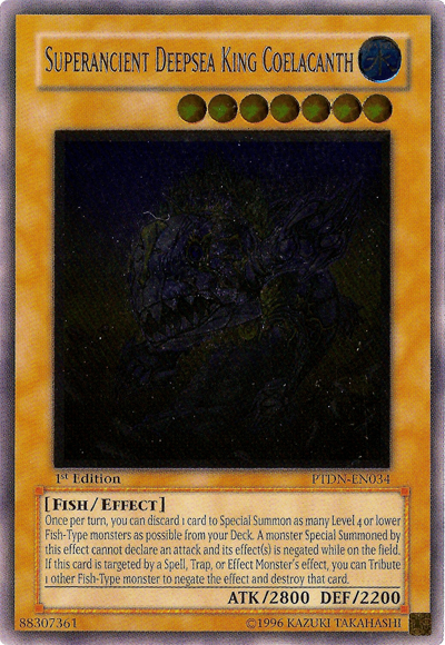 Superancient Deepsea King Coelacanth Phantom Darkness | Yu-Gi-Oh ...