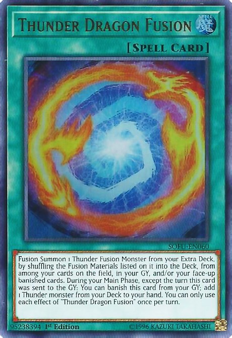 Thunder Dragon Fusion Soul Fusion | Yu-Gi-Oh! | CardTrader