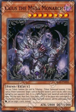 Caius the Mega Monarch Structure Deck: Lair of Darkness | Yu-Gi-Oh ...