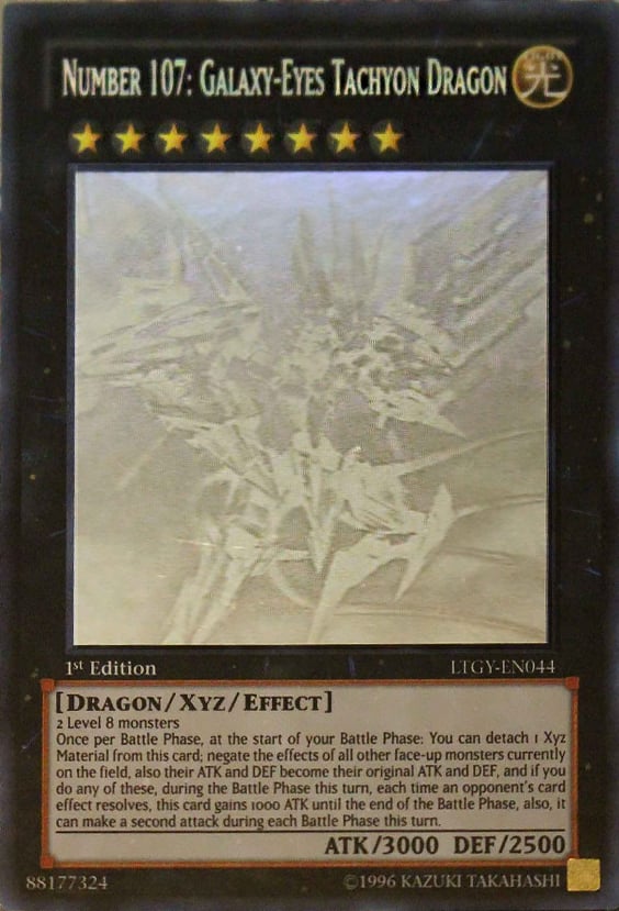 Yugioh Galaxy Eyes Tachyon Dragon Deck