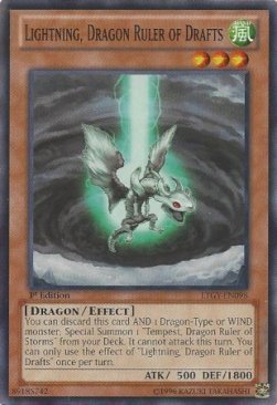 Lightning, Dragon Ruler of Drafts Lord of the Tachyon Galaxy | Yu-Gi-Oh ...