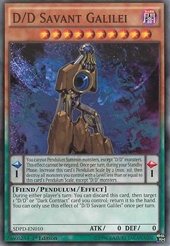 D/D Savant Galilei Structure Deck: Pendulum Domination | Yu-Gi-Oh ...
