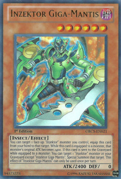 Inzektor Giga-Mantis Order of Chaos | Yu-Gi-Oh! | CardTrader