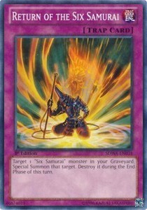 Return of the Six Samurai Structure Deck: Samurai Warlords | Yu-Gi-Oh ...