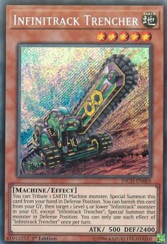 Infinitrack Trencher The Infinity Chasers | Yu-Gi-Oh! | CardTrader