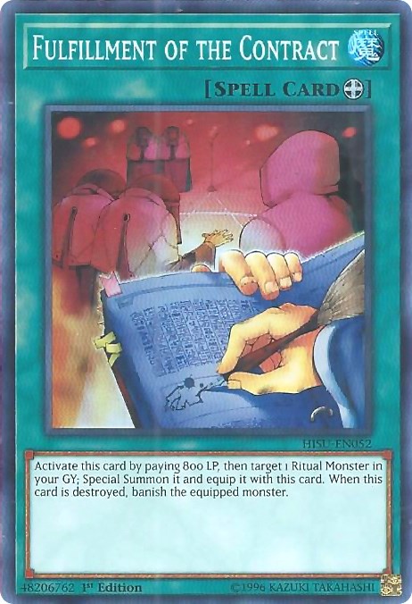 Fulfillment of the Contract Hidden Summoners | Yu-Gi-Oh! | CardTrader
