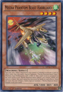 Mecha Phantom Beast Harrliard 2014 Mega-Tins Mega-Pack | Yu-Gi-Oh ...