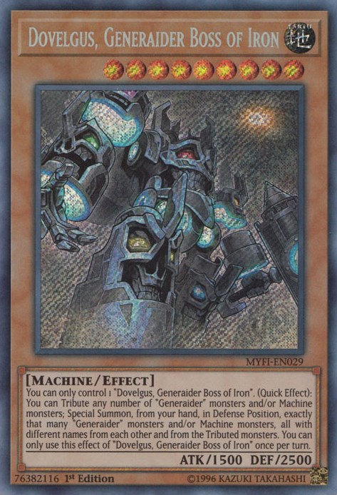 Dovelgus, Generaider Boss of Iron Mystic Fighters | Yu-Gi-Oh! | CardTrader